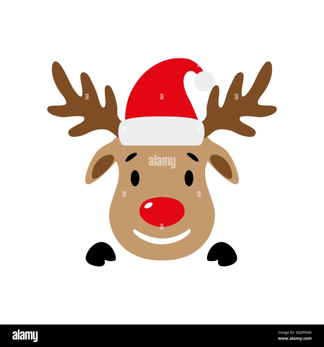 Rudolf renne au nez rouge Banque de photographies et d’images à haute ...