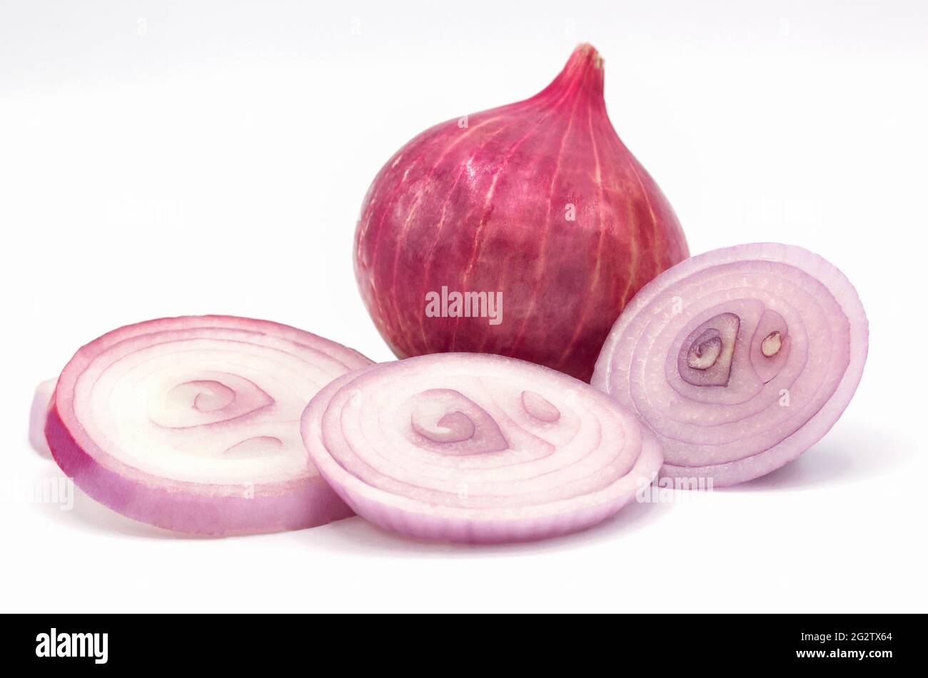 Fond de tranche d'oignon rouge Banque de photographies et d’images à ...