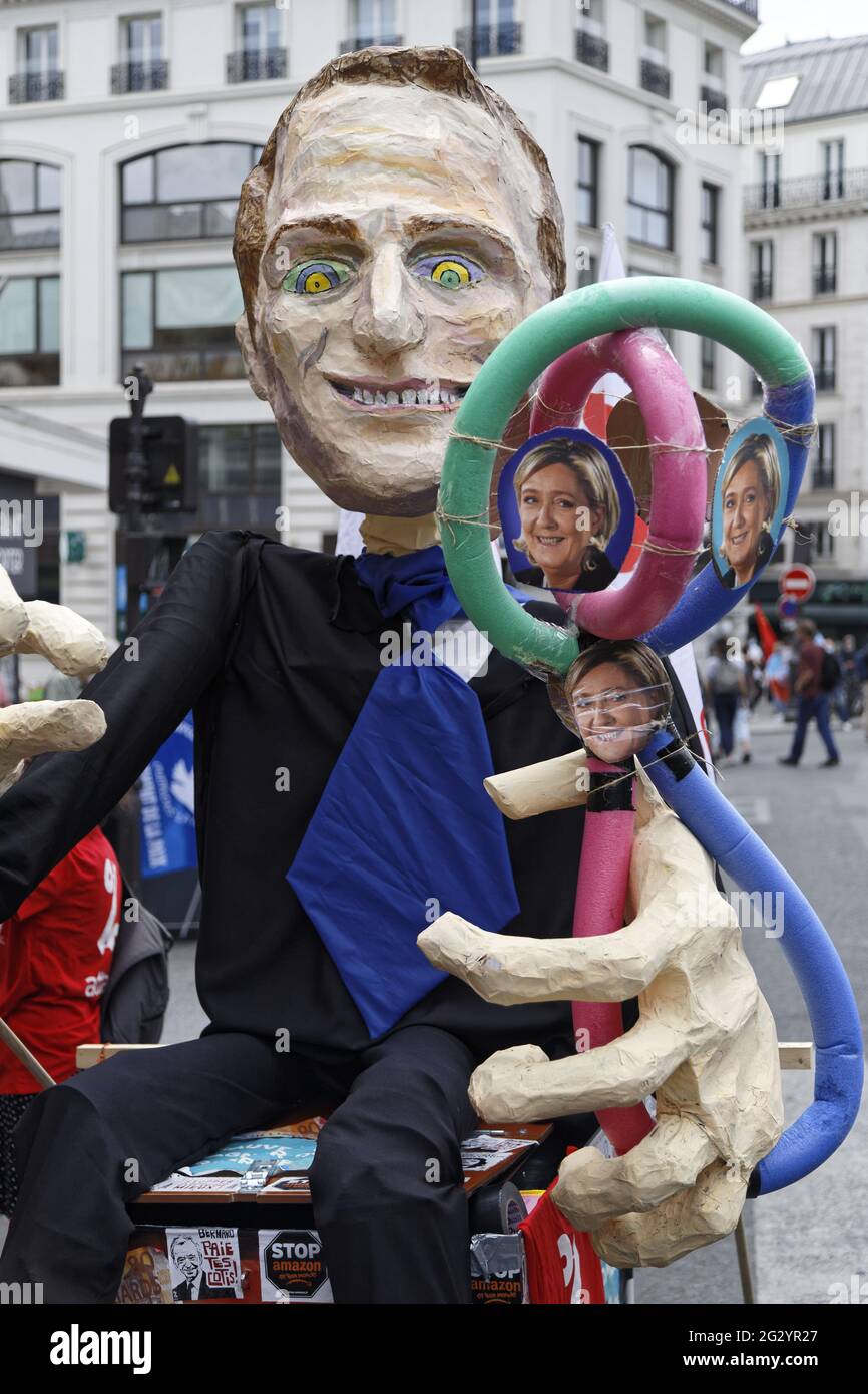 Paris, France. 6 juin 2021. marche nationale POUR NOS LIBERTÉS en ...