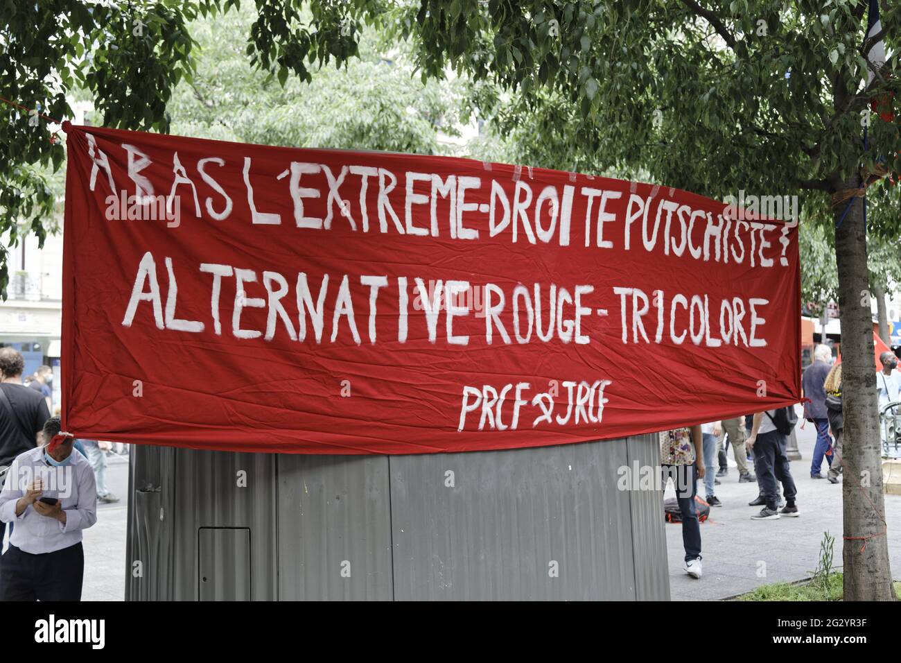 Paris, France. 6 juin 2021. marche nationale POUR NOS LIBERTÉS en ...