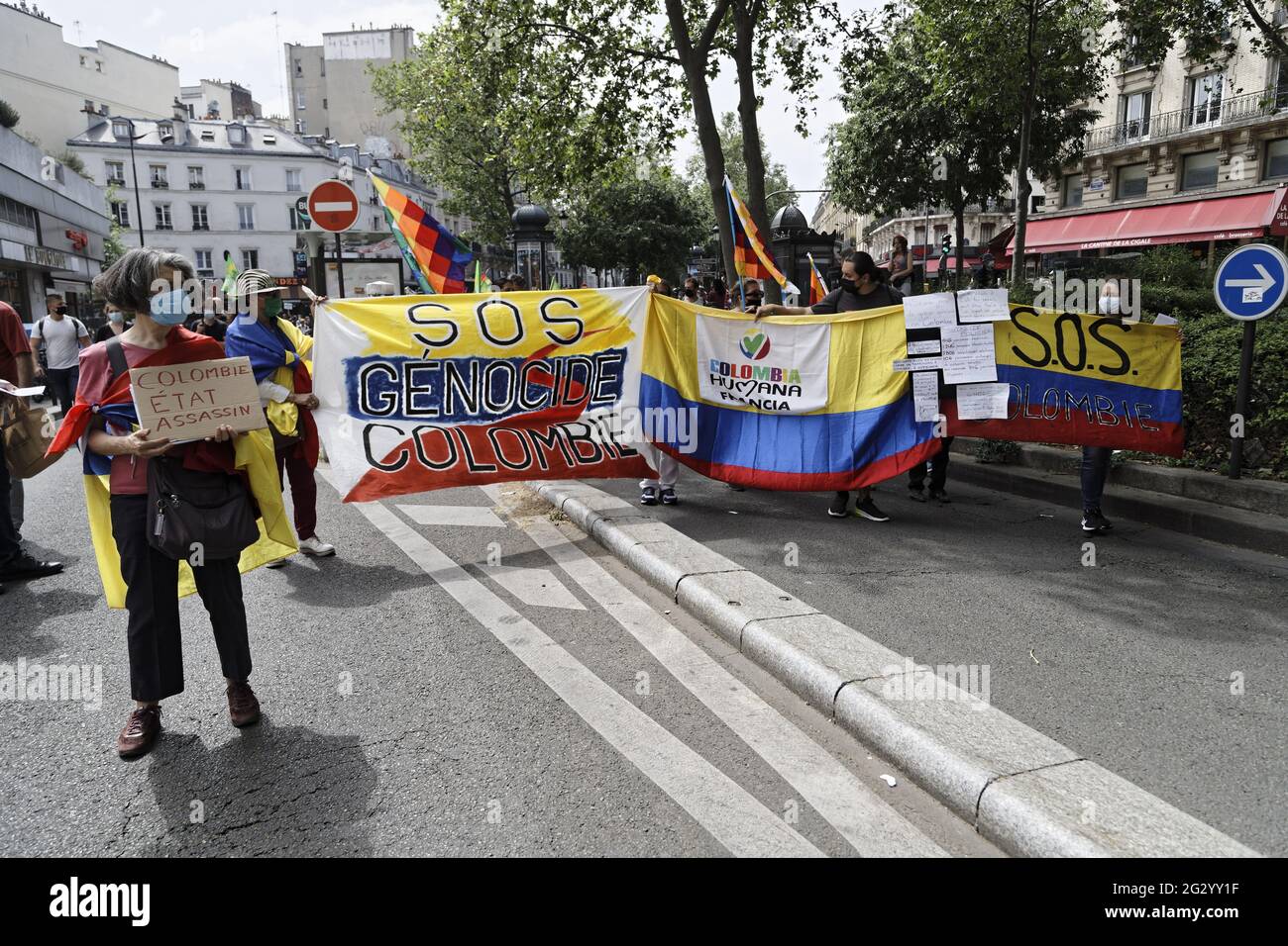 Paris, France. 6 juin 2021. marche nationale POUR NOS LIBERTÉS en ...