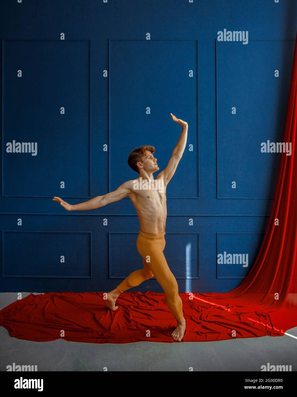 Male dancer ballet pose dance Banque de photographies et d’images à ...