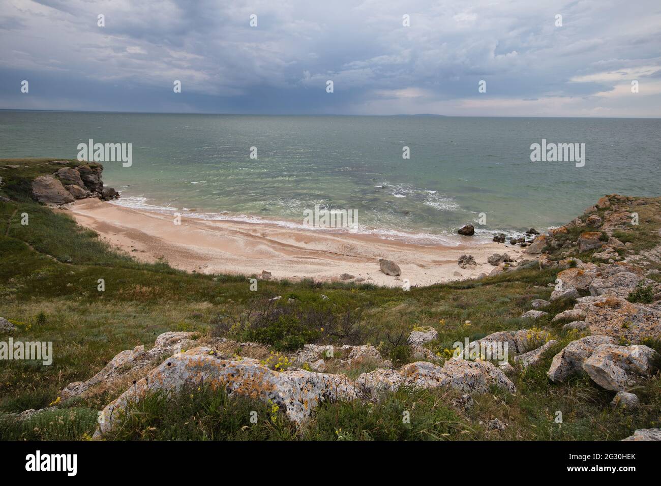 Côte de la mer d'azov Banque de photographies et d’images à haute ...