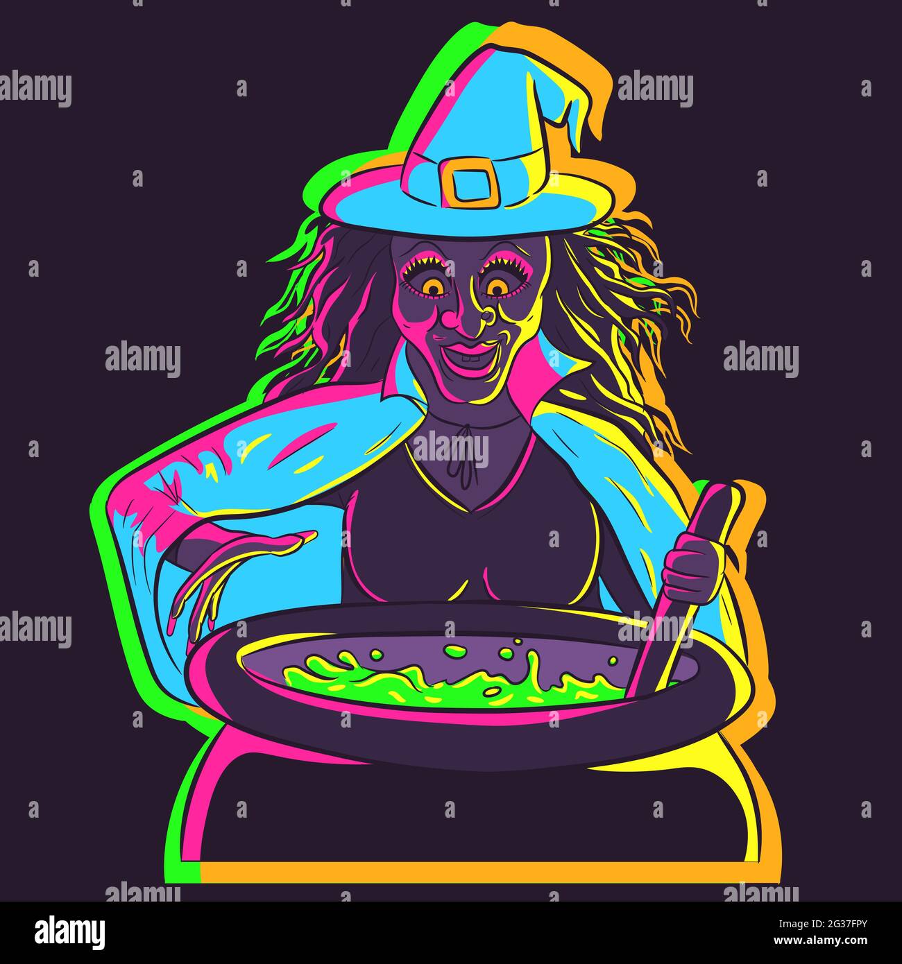 Lancer de sort Banque d'images vectorielles - Alamy