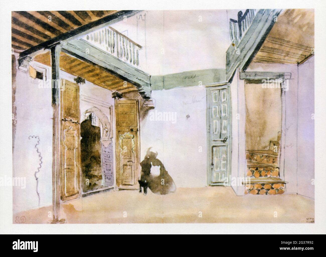 Eugène delacroix 1832 Banque de photographies et d’images à haute ...