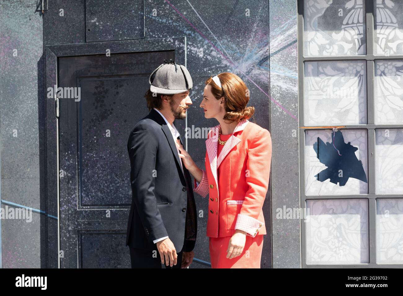 Larissa Ruppert,Richard Koppermann, Pressetrin des Deutsch-Sorbischen ...