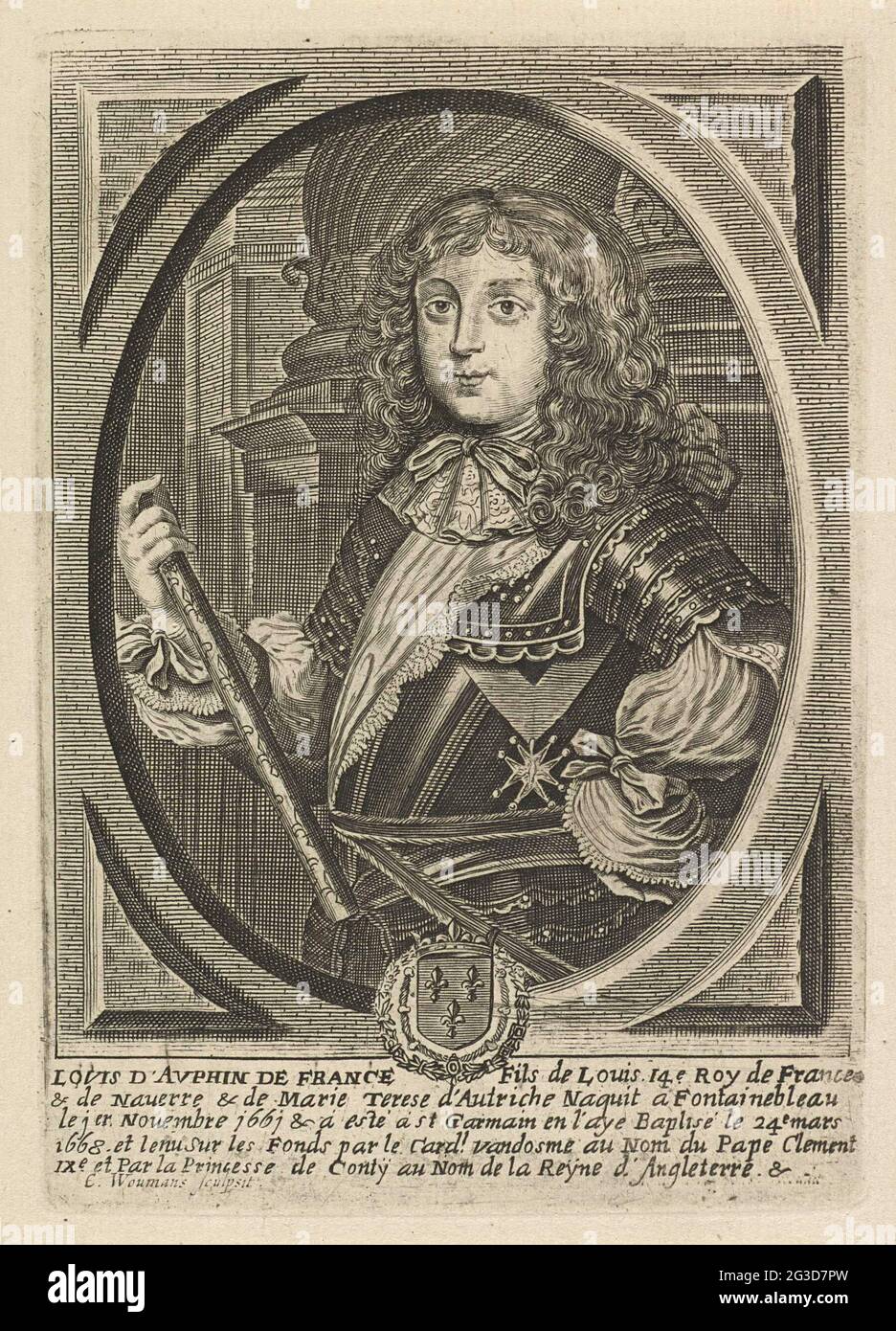 Portrait de Louis XV, roi de France. Portrait de Louis XV, roi de ...