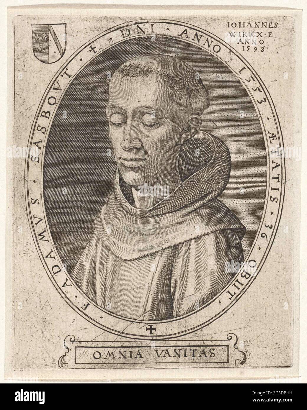 The franciscan coat of arms Banque de photographies et d’images à haute ...