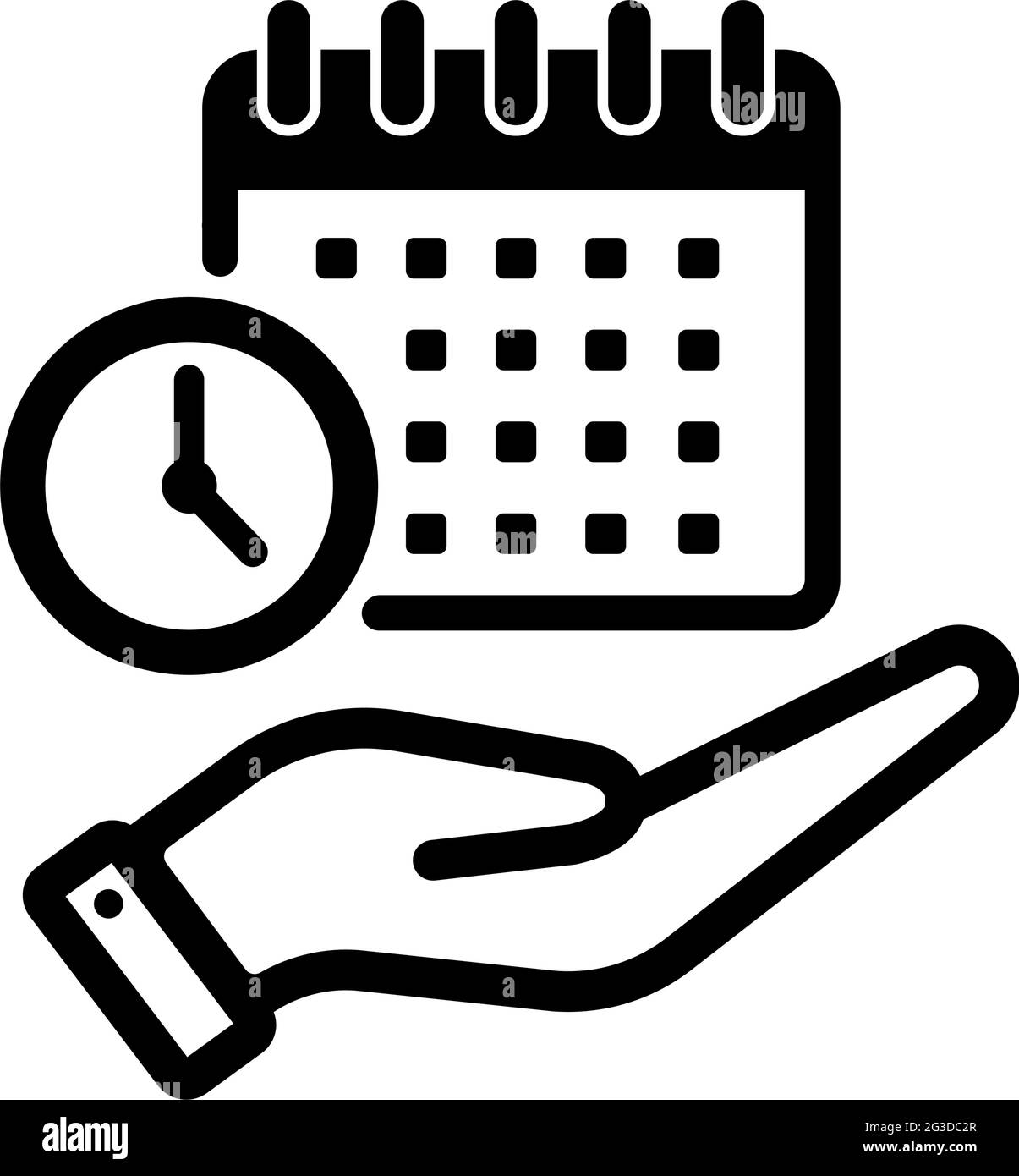 Illustration de l'icône de scénario de planification et de gestion des ...