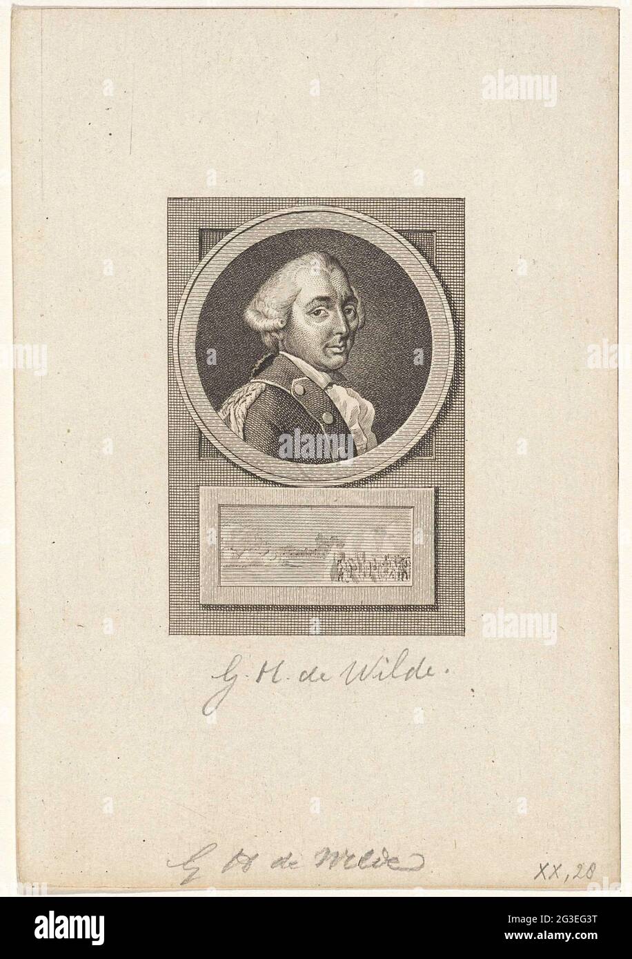 Lieutenant colonel george hendrik de wilde Banque de photographies et d ...