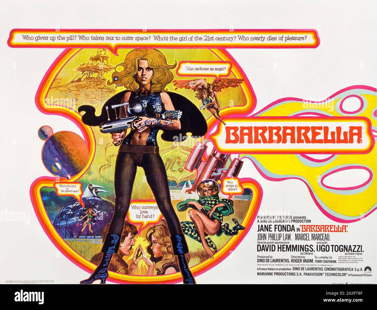 Jane Fonda Roger Vadim Barbarella Banque d'image et photos - Alamy