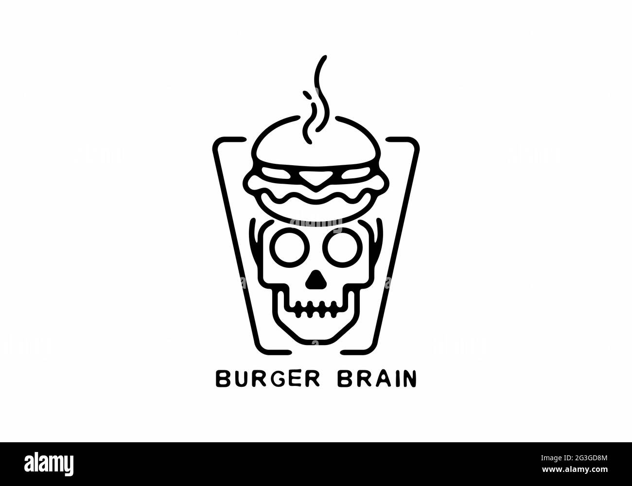 Beef brain Banque d'images vectorielles - Alamy