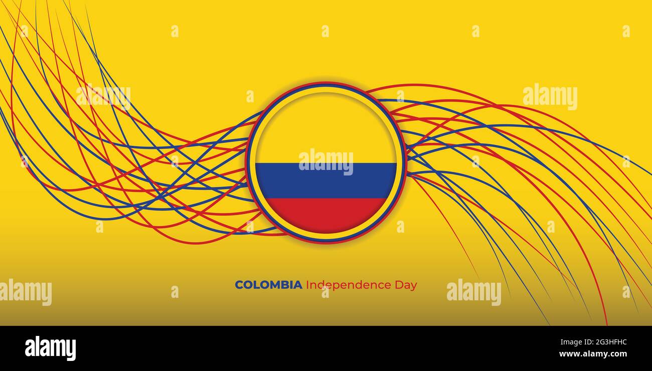 Vectores de la bandera de colombia Banque de photographies et d’images ...