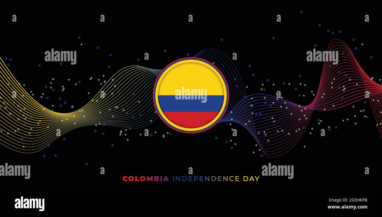 Vectores de la bandera de colombia Banque de photographies et d’images ...