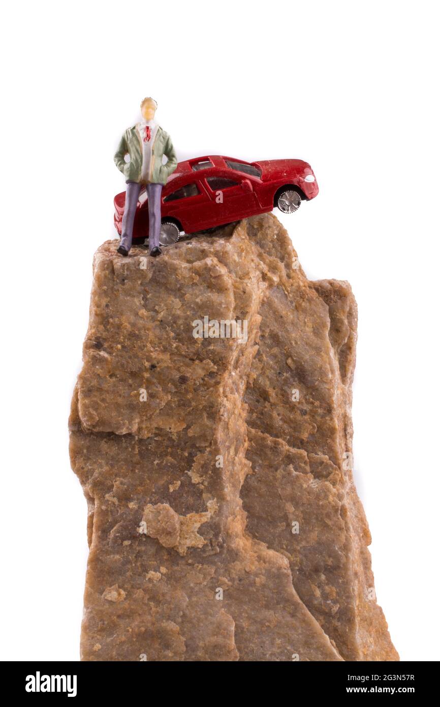 Rocher sur voiture Banque de photographies et d’images à haute ...