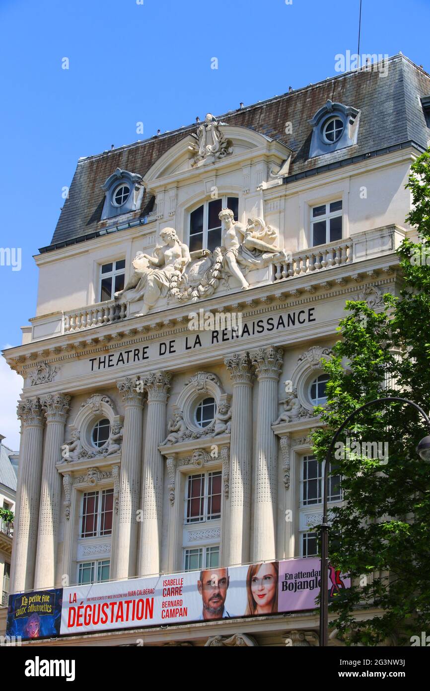 Theatre de la renaissance paris Banque de photographies et d’images à ...