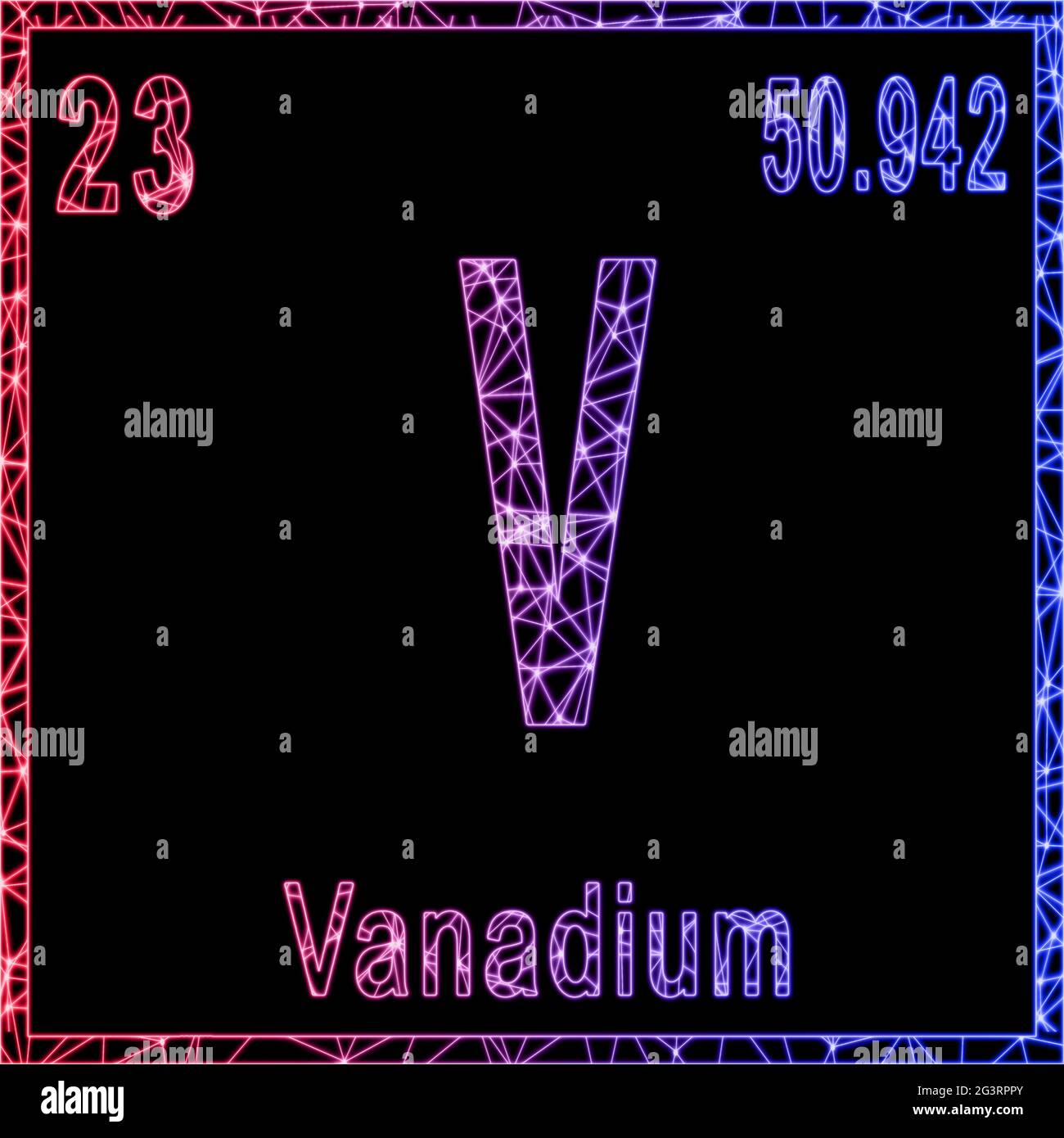 Vanadium atomic structure Banque de photographies et d’images à haute ...