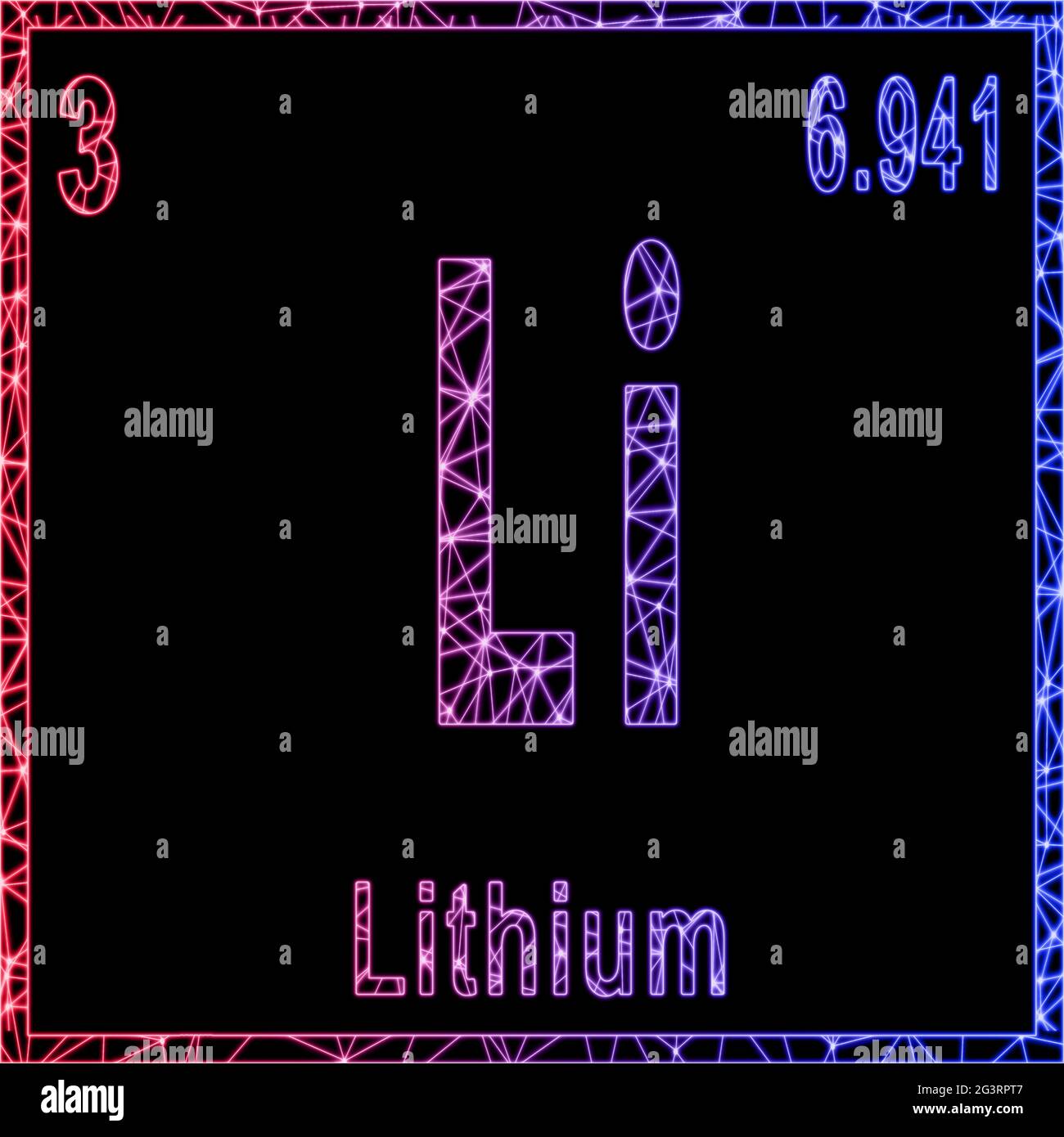 Lithium atomic structure Banque de photographies et d’images à haute ...
