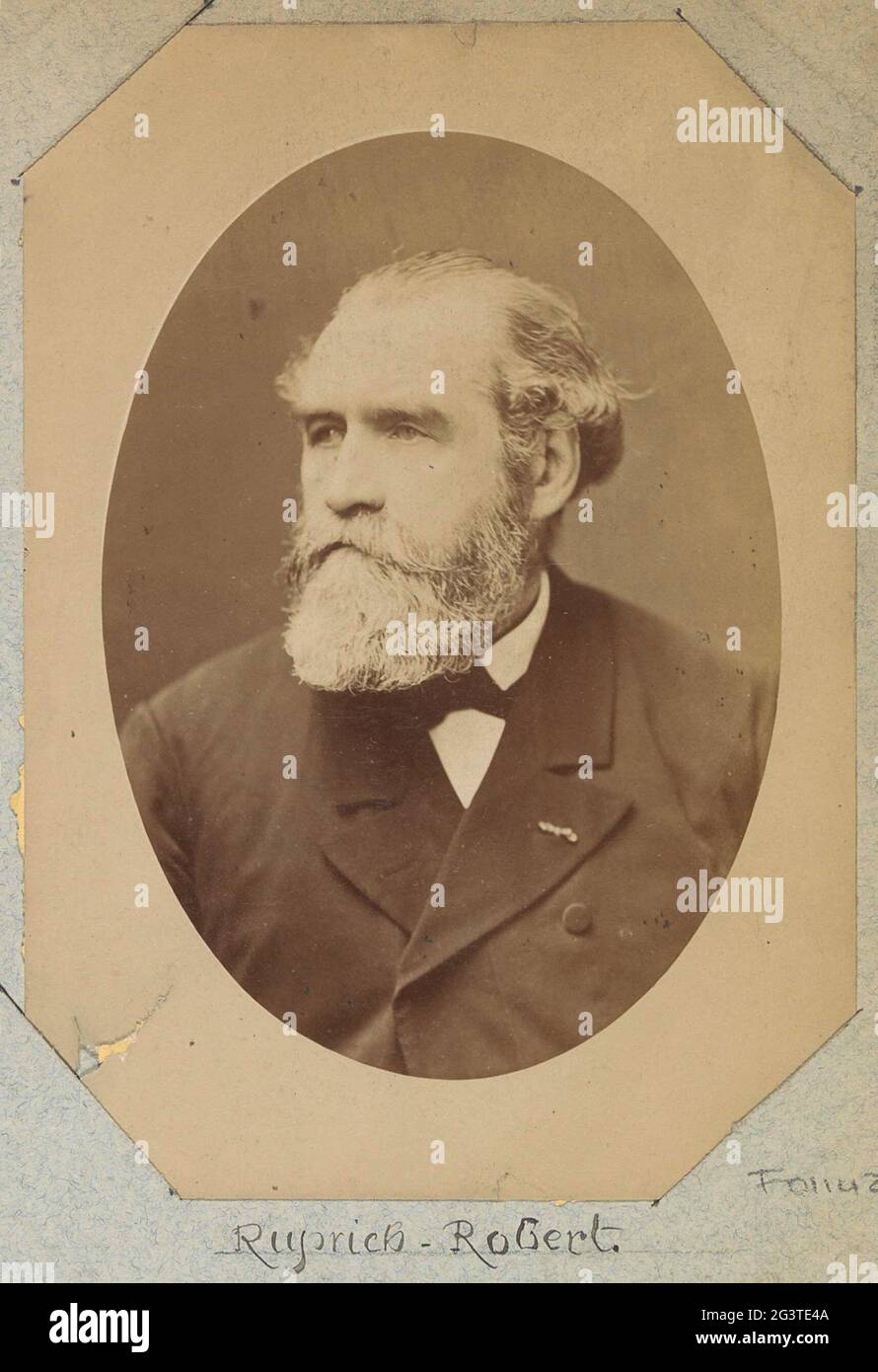 Portrait de Victor Ruprich Robert, architecte français et historien d ...