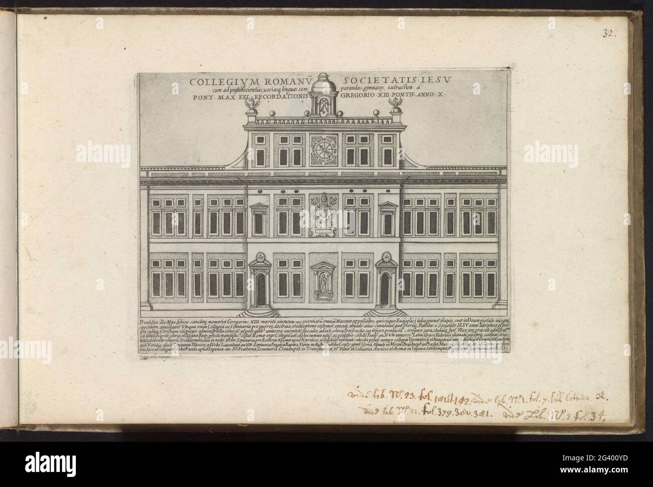 Collegium romanu societatis iesu Banque de photographies et d’images à ...