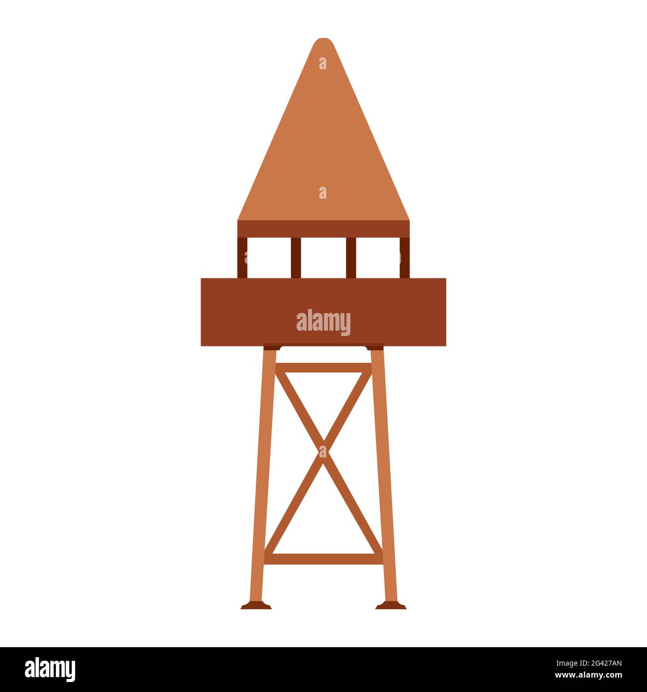 Poste d'observation militaire Banque d'images vectorielles - Alamy