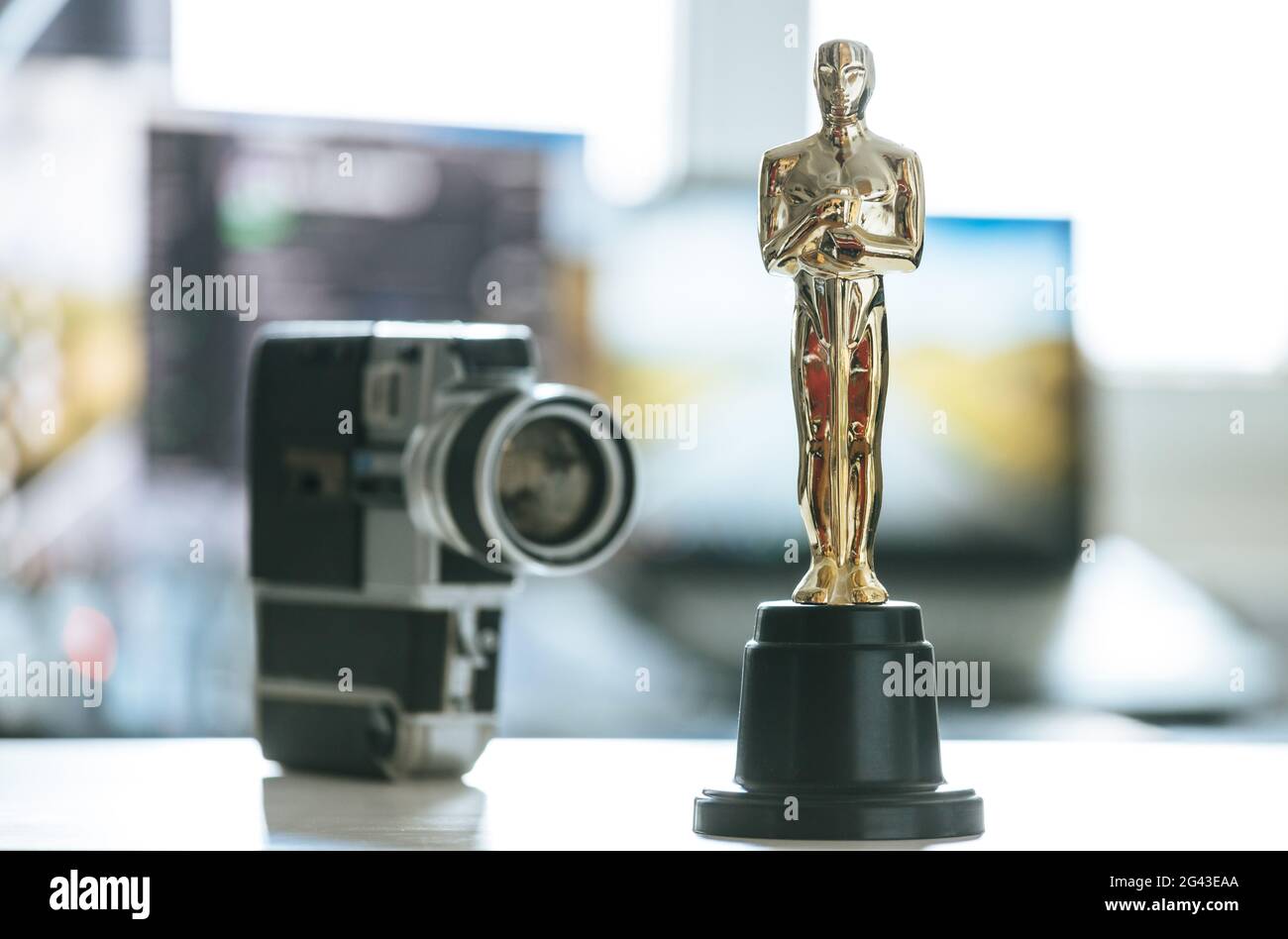 Oscar trophy Banque de photographies et d’images à haute résolution - Alamy
