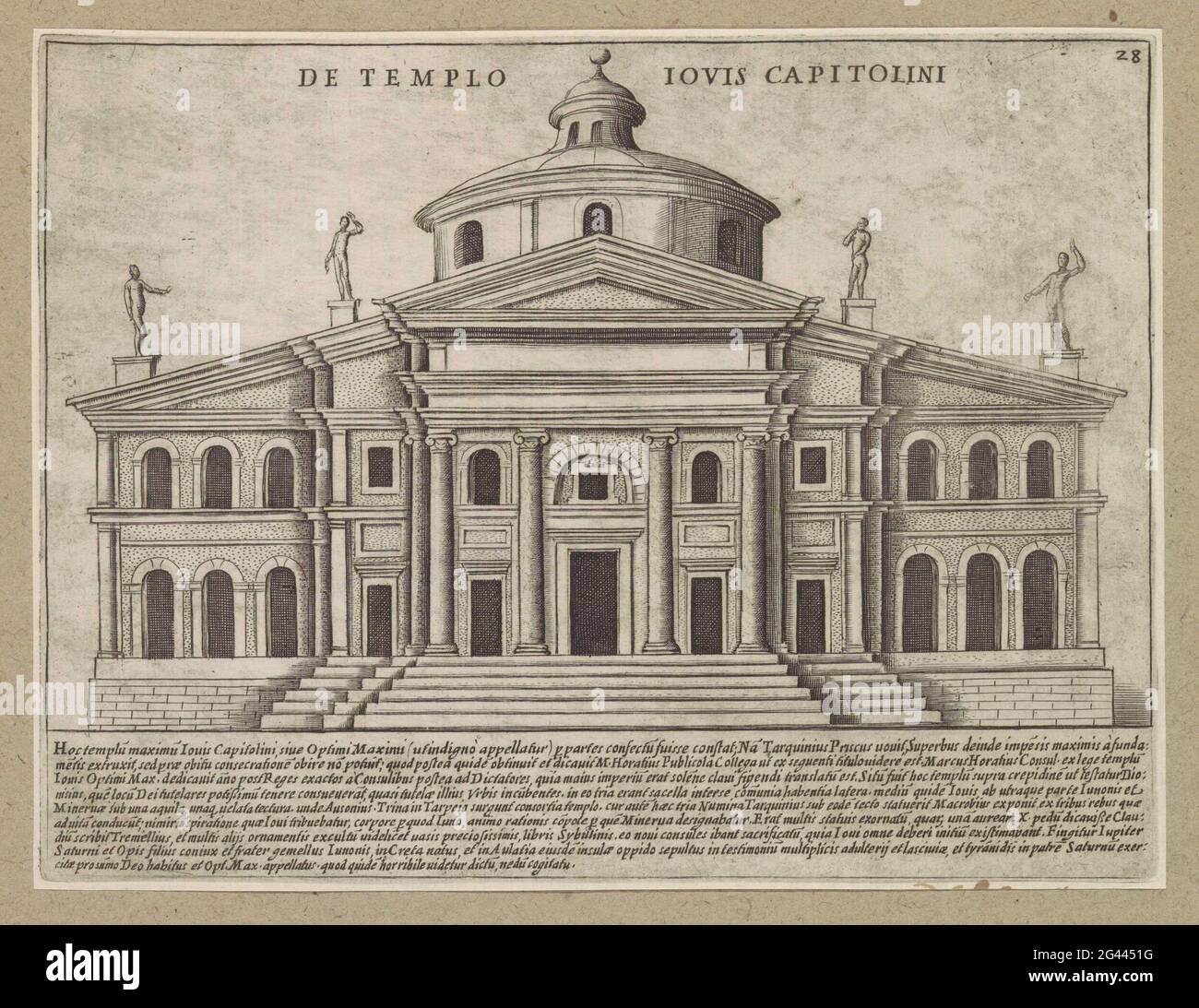 Temple of jupiter optimus maximus Banque de photographies et d’images à ...