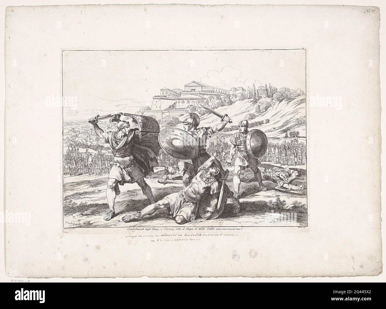 Bataille entre les horaces et les curiaces Banque de photographies et d ...