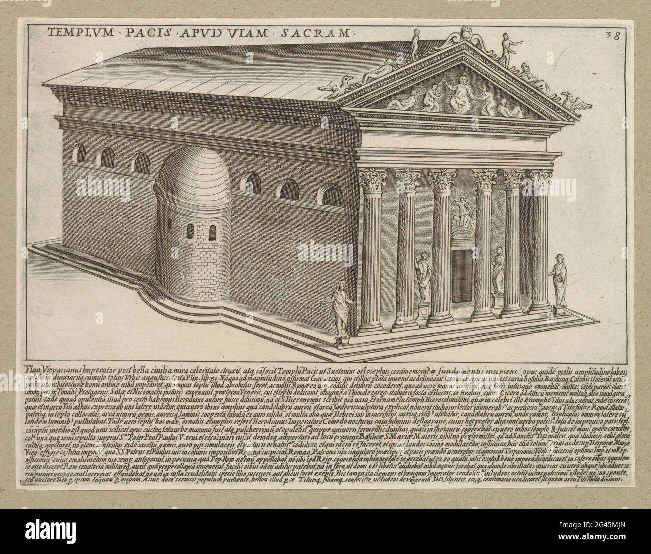 Templum pacis apud viam sacram Banque de photographies et d’images à ...