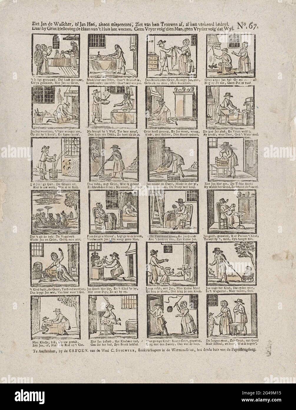 Jan de Wascher voit, ou Jan Hen, Altoos Misprezen, / depuis Hy Griet ...