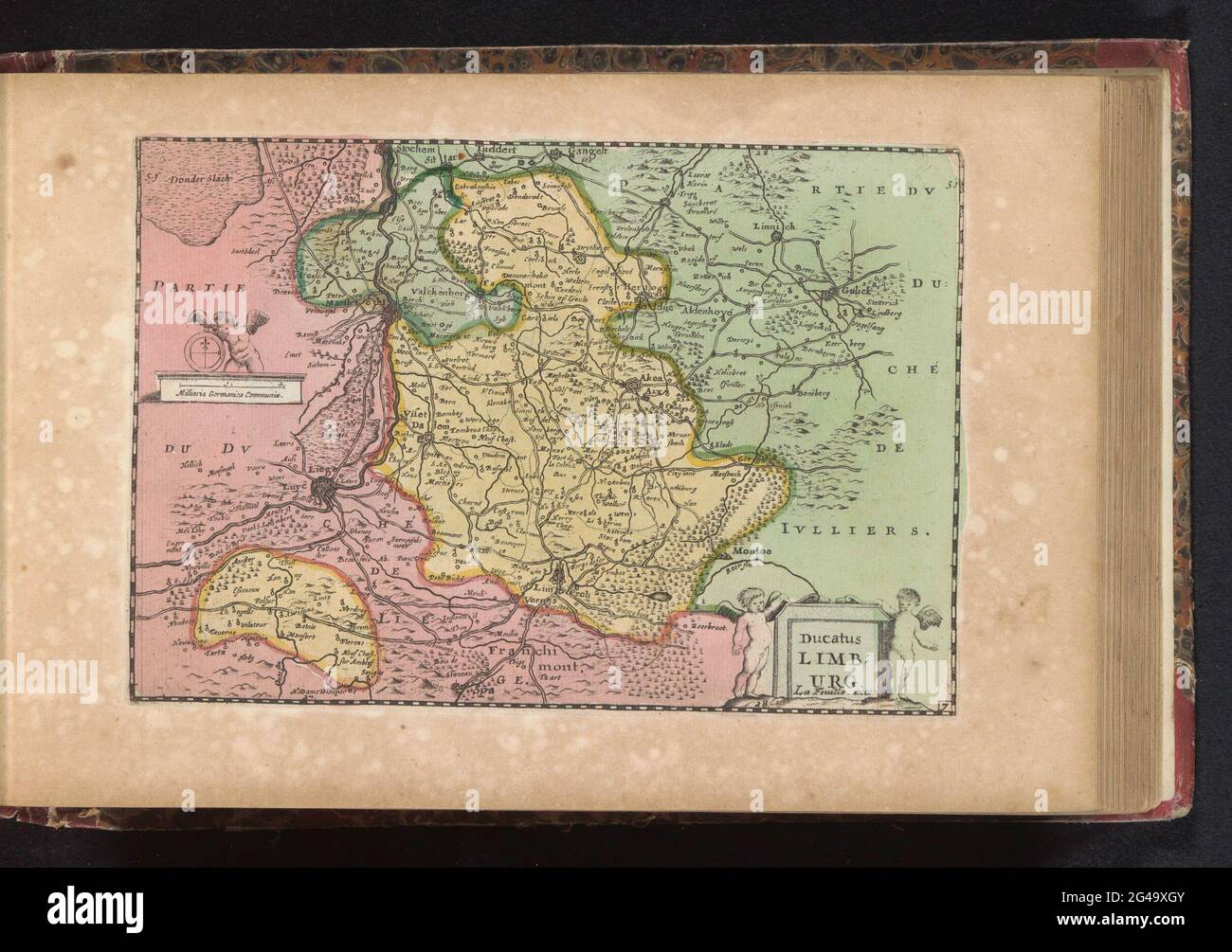 Carte du limbourg Banque de photographies et d’images à haute ...