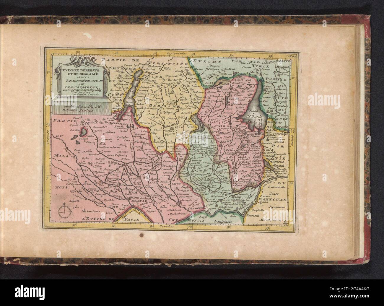 Bergame map Banque de photographies et d’images à haute résolution - Alamy