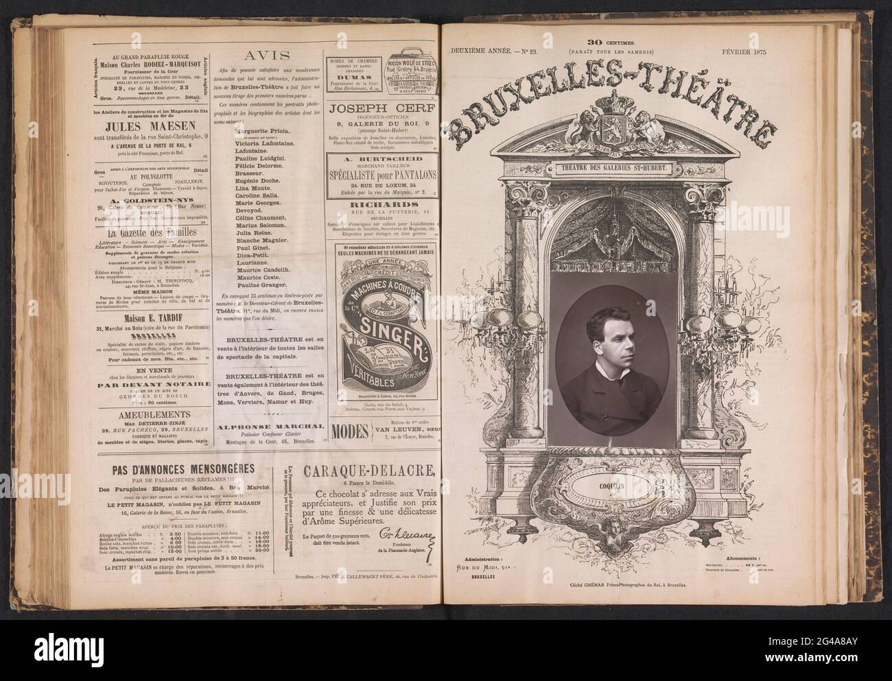 Benoit Constant Coquelin Banque d'image et photos - Alamy