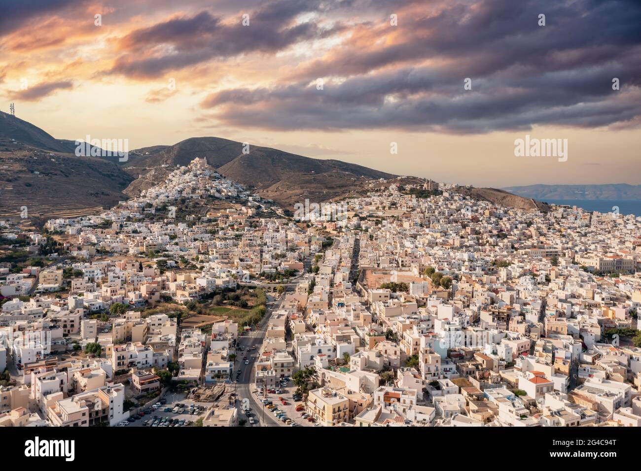 Syros town Banque de photographies et d’images à haute résolution - Alamy