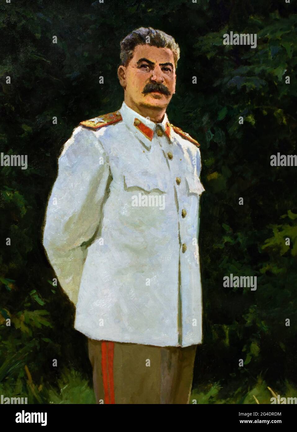 Painting of soviet leader joseph stalin Banque de photographies et d ...