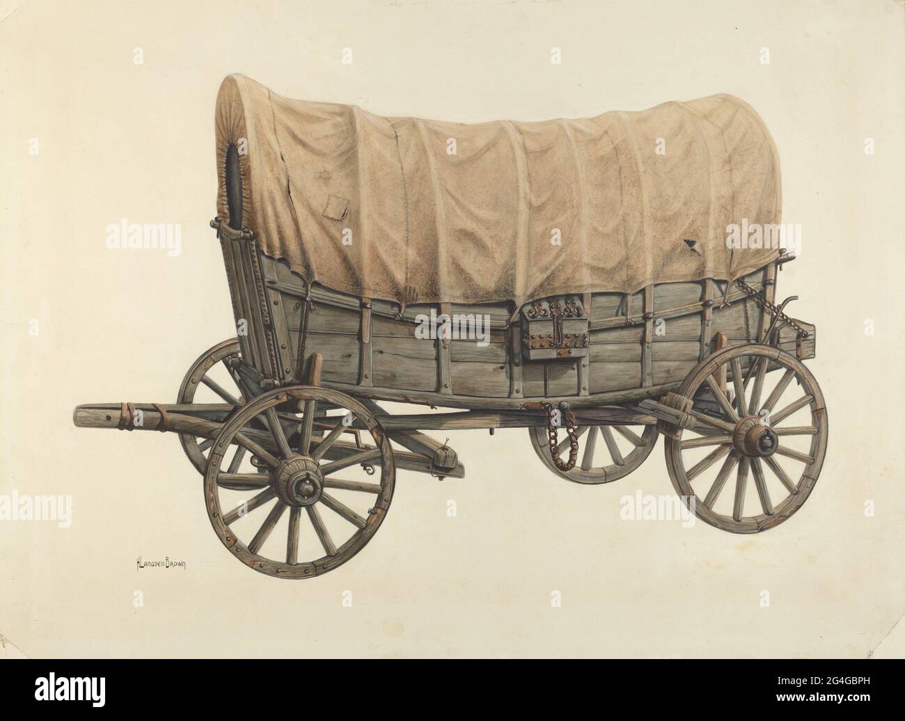 Conestoga wagons Banque de photographies et d’images à haute résolution ...
