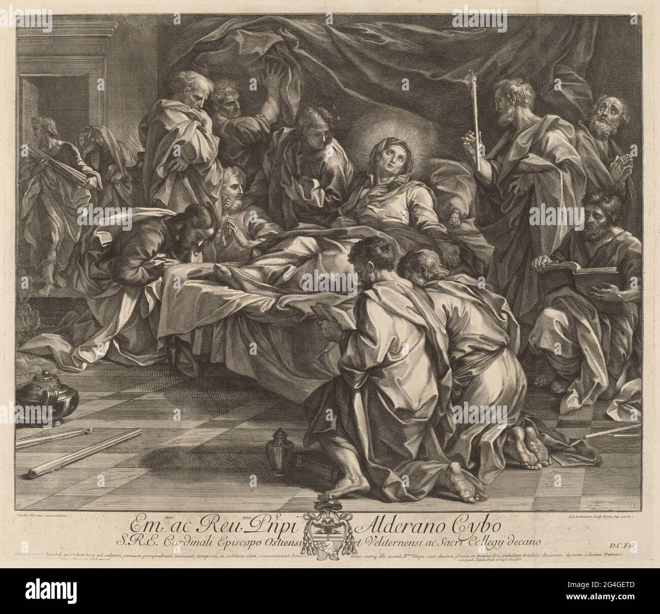 La vierge sur son lit de mort Banque de photographies et d’images à ...