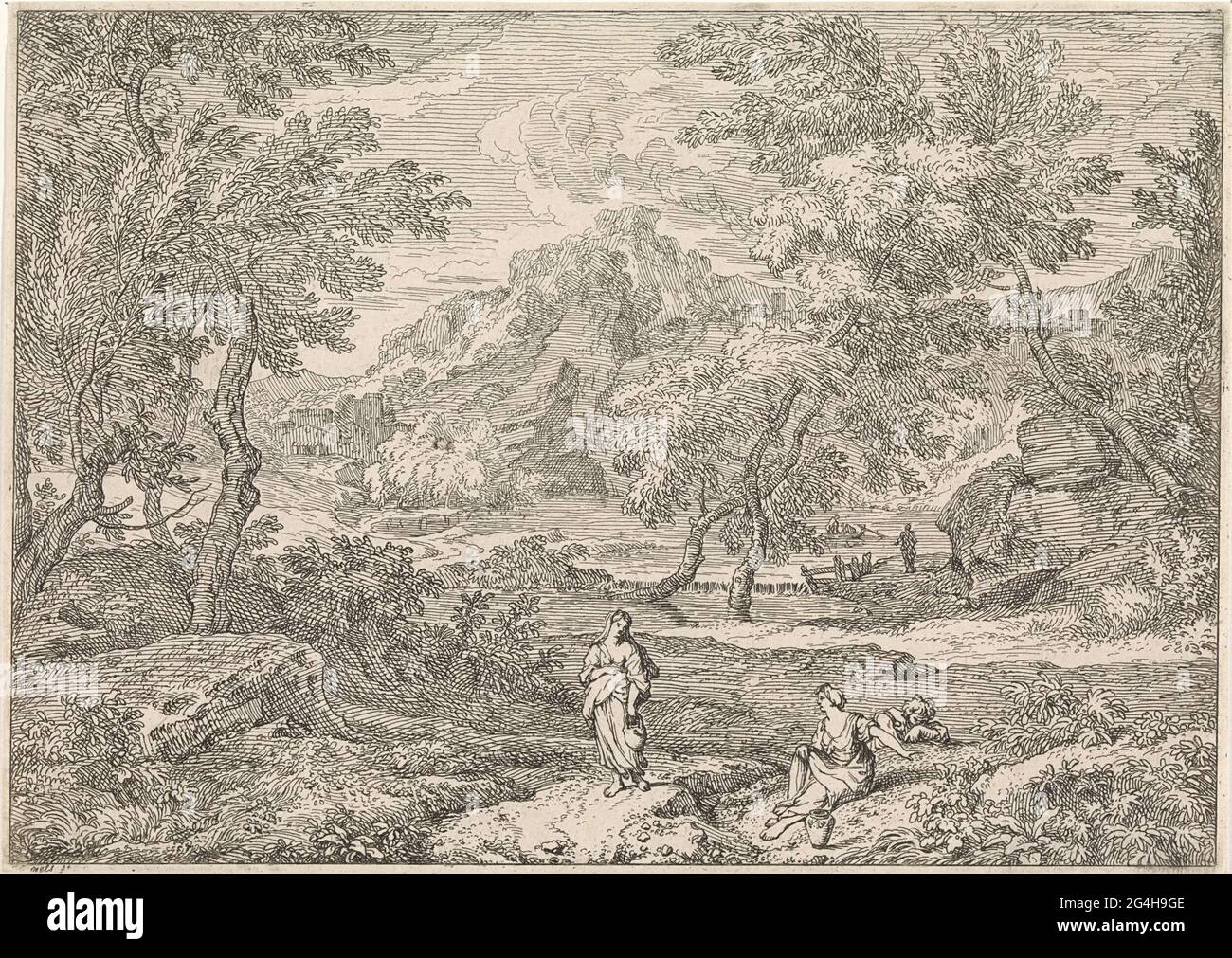 Quatre paysages arcadiens Banque de photographies et d’images à haute ...