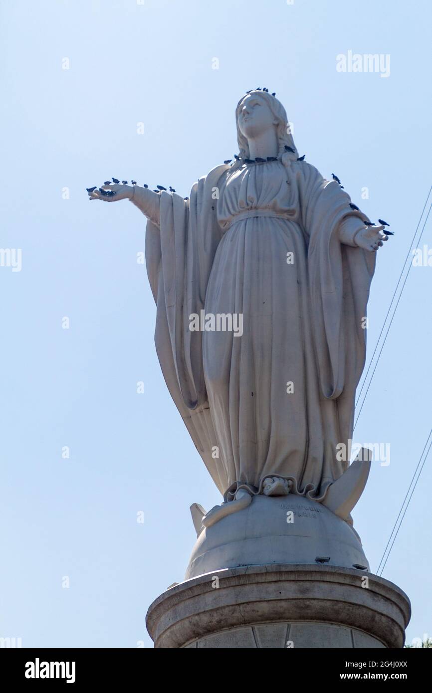 Statue de la vierge marie santiago Banque de photographies et d’images ...