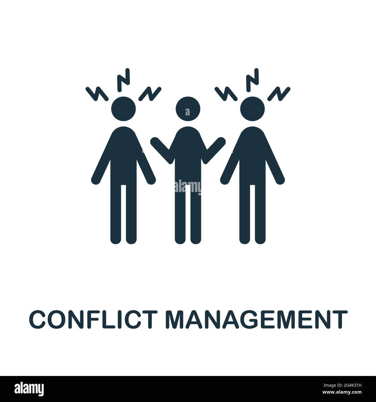 La gestion des conflits Banque d'images vectorielles - Alamy