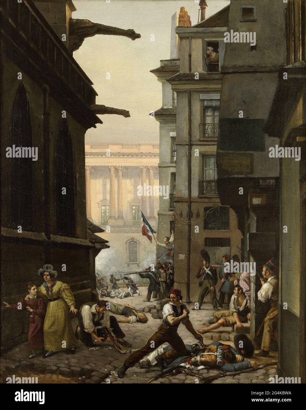 Barricade paris 29 juillet 1830 Banque de photographies et d’images à ...