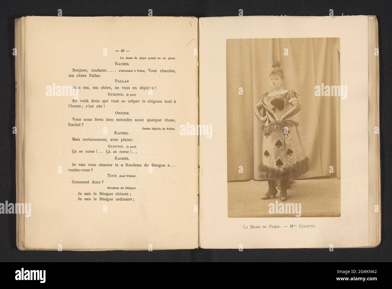 La dame de pique Banque de photographies et d’images à haute résolution ...