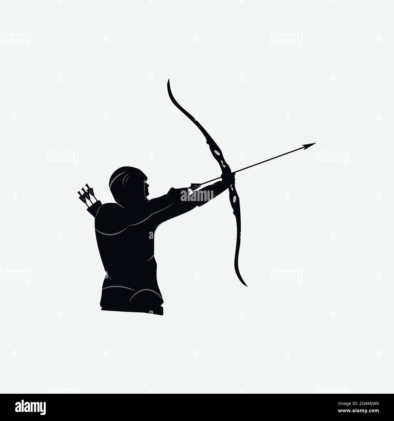 Symbole de l'archer Banque d'images vectorielles - Alamy