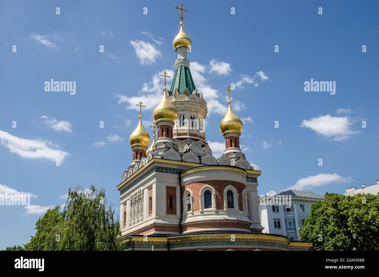Cathédrale orthodoxe russe de vienne Banque de photographies et d ...