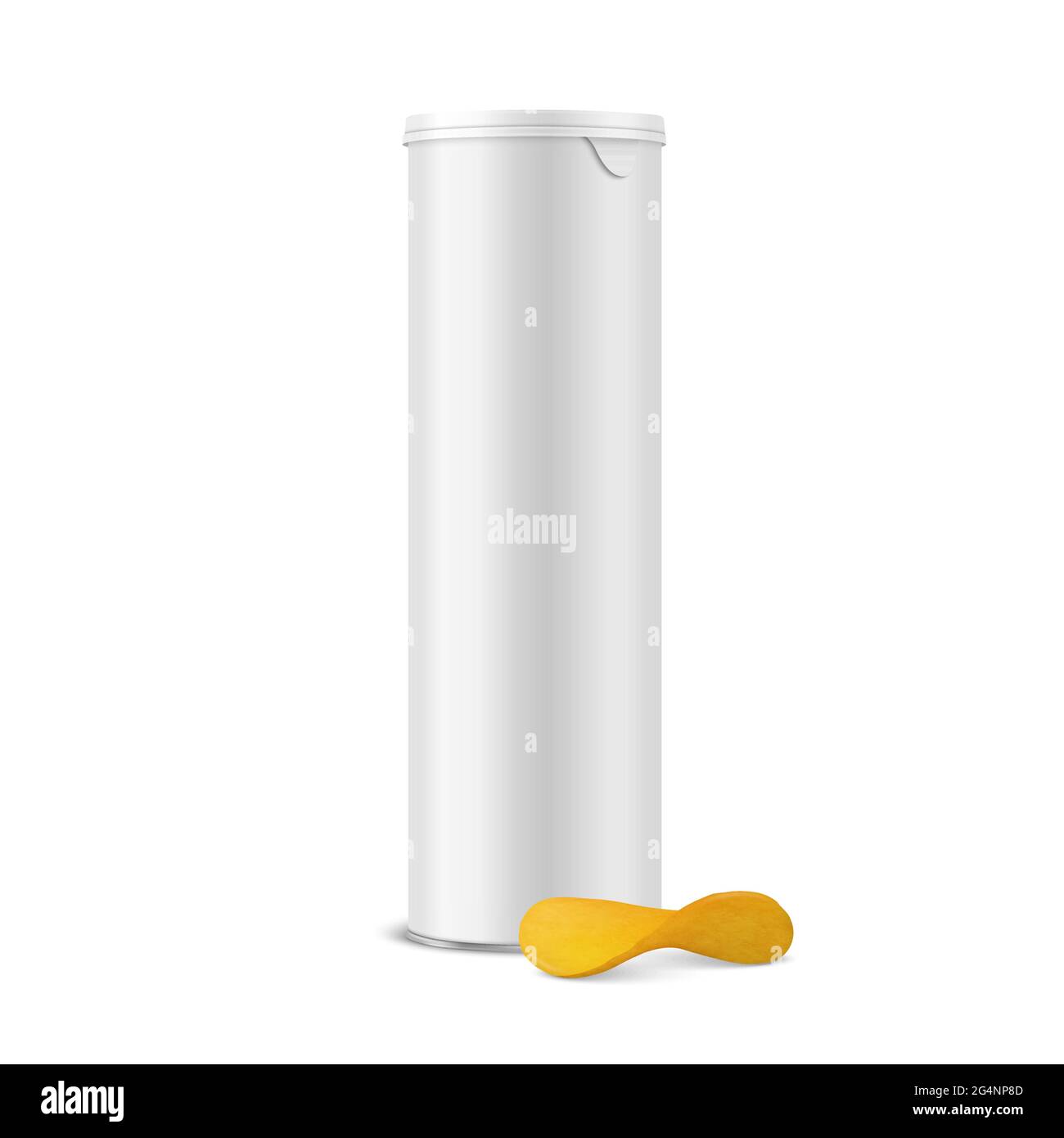 Vector 3d Realistic White Metal Tin canette, aliments en conserve ...