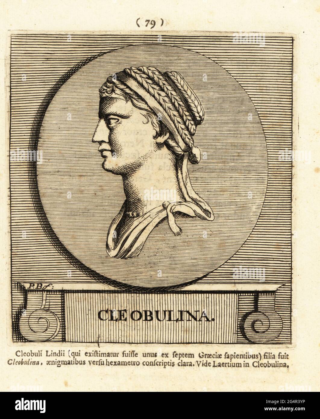 Cleobulina, poétesse grecque ancienne, fl. 6e siècle av. J.-C. Venu de ...