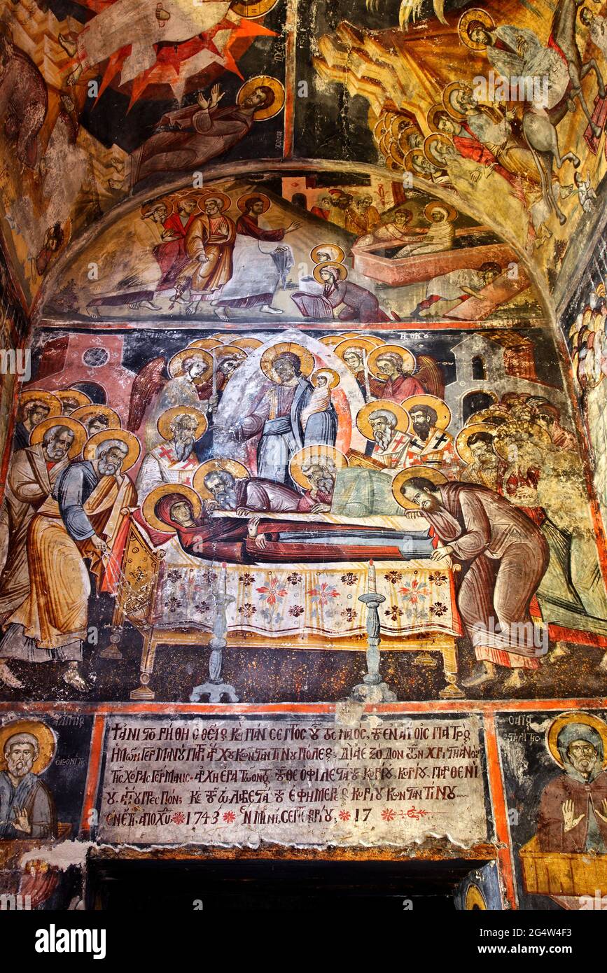 Fresque byzantine vierge Banque de photographies et d’images à haute ...