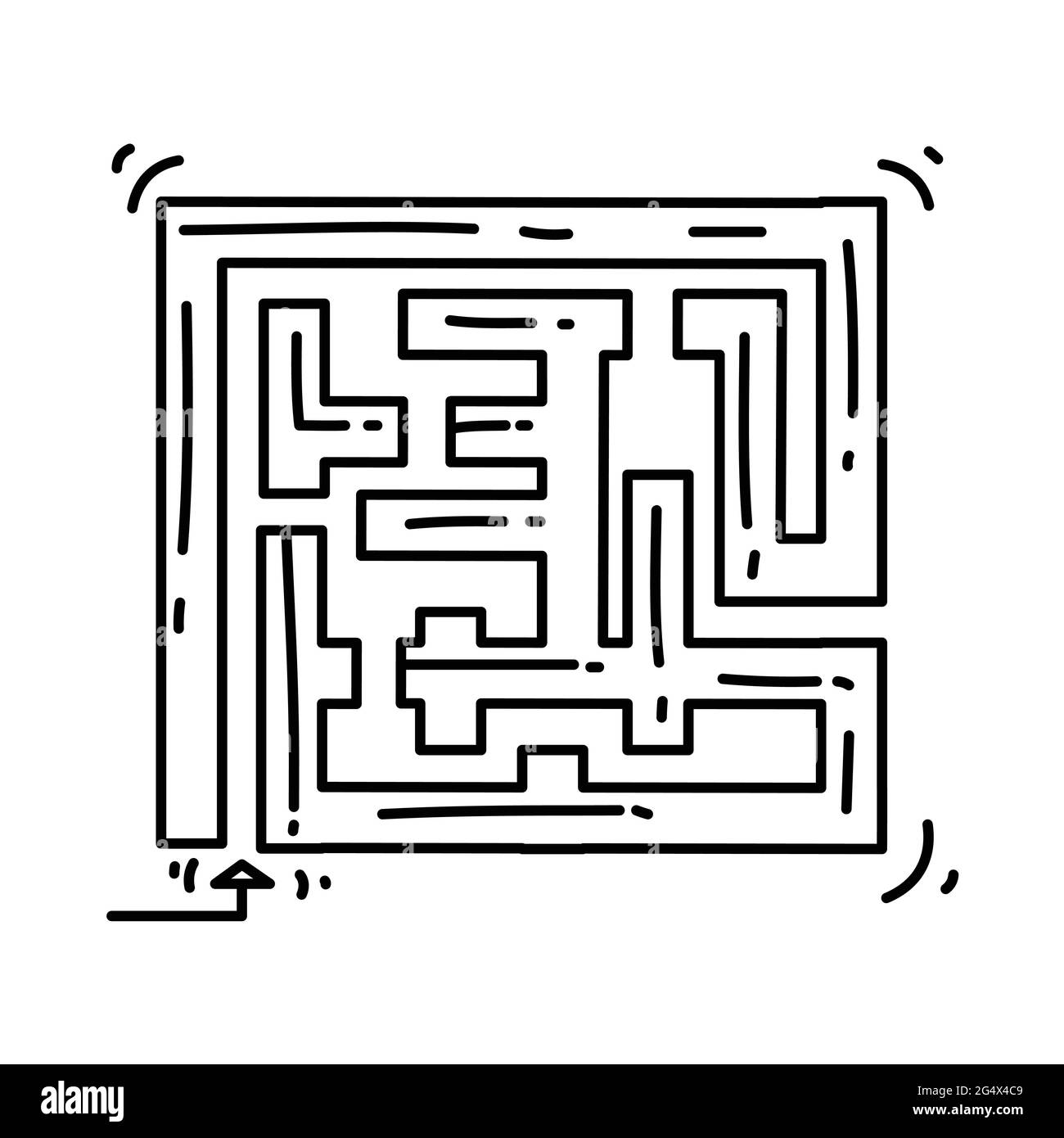 Aire de jeux pour enfants labyrinthe, jouer, enfants, jardin d'enfants ...