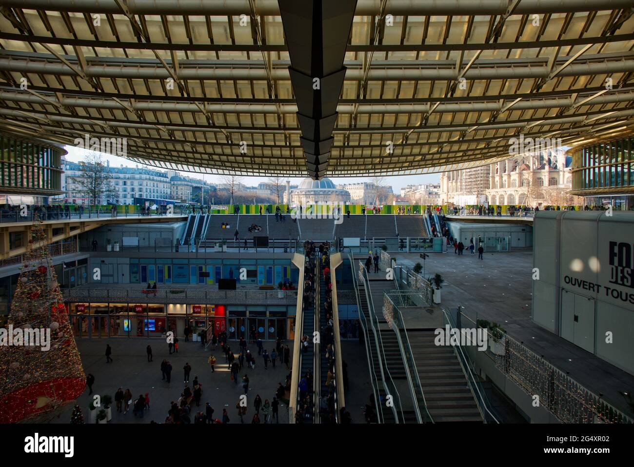 FRANCE, PARIS (75001), CANOPÉE DES HALLES (ARCHITECTES : JACQUES ...