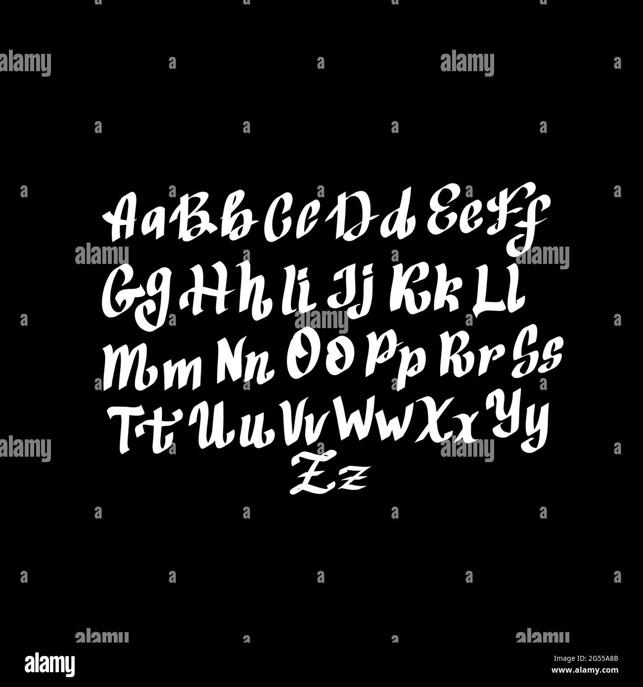 Gothic alphabet Banque de photographies et d’images à haute résolution ...